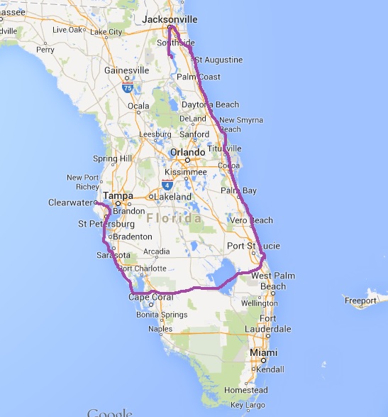 Intracoastal Waterway Map Florida